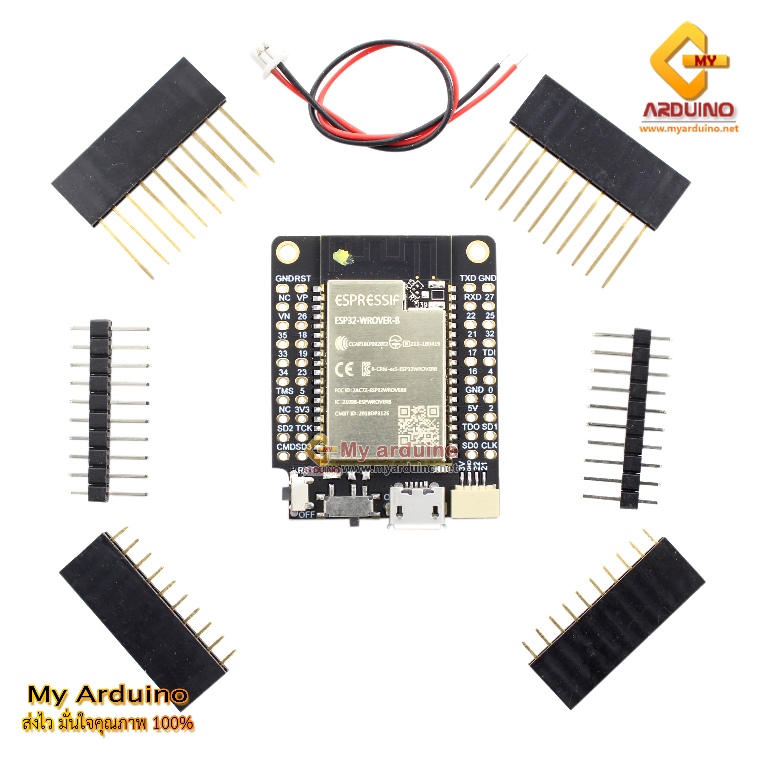 TTGO Mini32 ESP32-WROVER-B PSRAM Wi-Fi Bluetooth Module Development Board - ขาย Arduino อุปกรณ์ ...