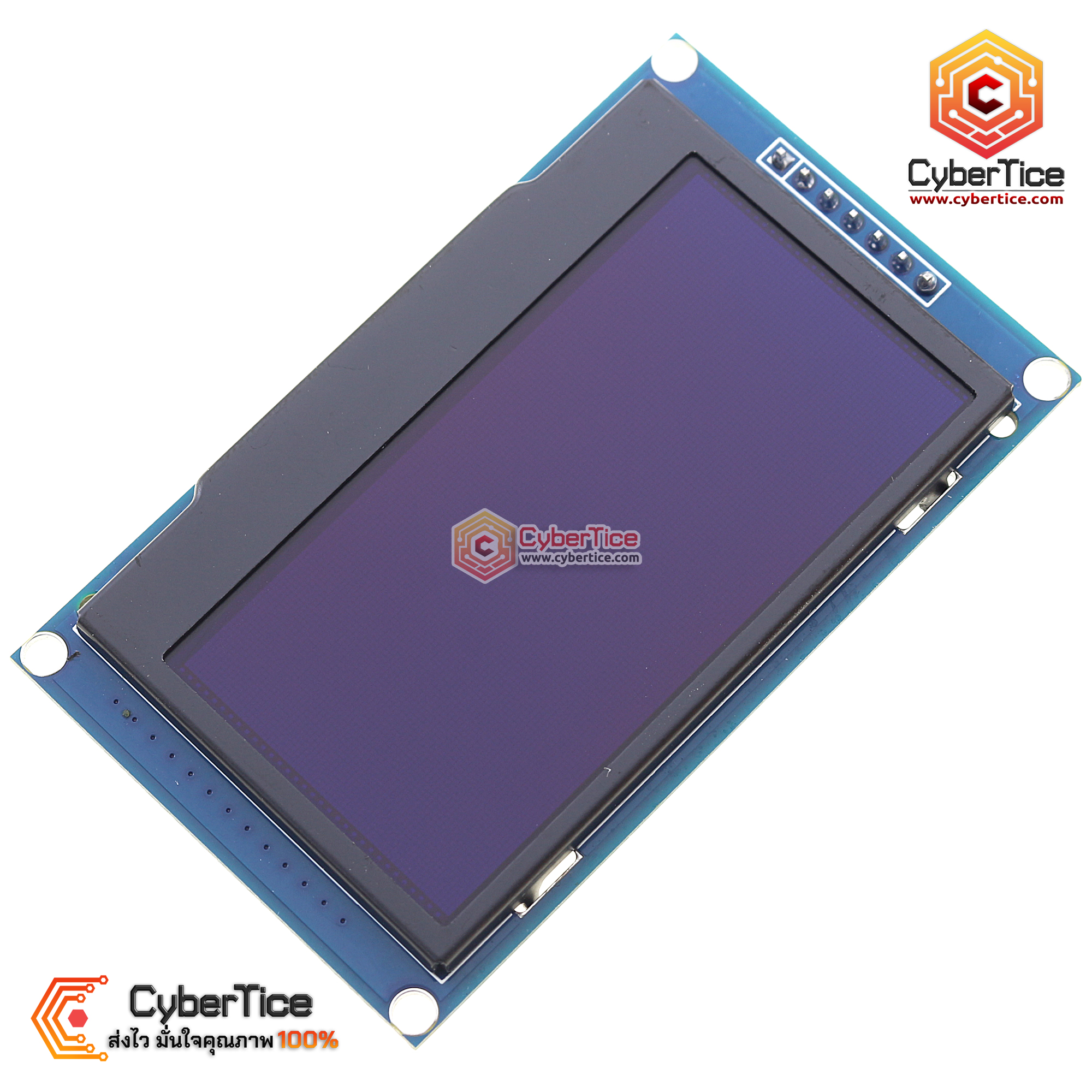จอแสดงผล Oled 128x64 แบบ I2c Spi ขนาด 242นิ้ว สีขาว Ssd1309 ขาย Arduino อุปกรณ์ Arduino