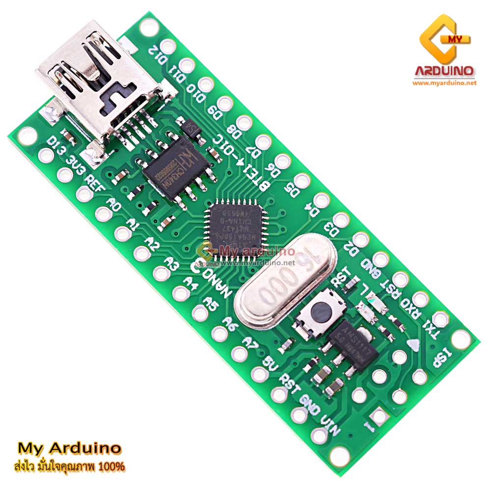 Arduino Nano V3.0 ATmega168 CH340 Mini USB - ขาย Arduino อุปกรณ์ Arduino คุณภาพดี ราคาถูก ส่งไว ...