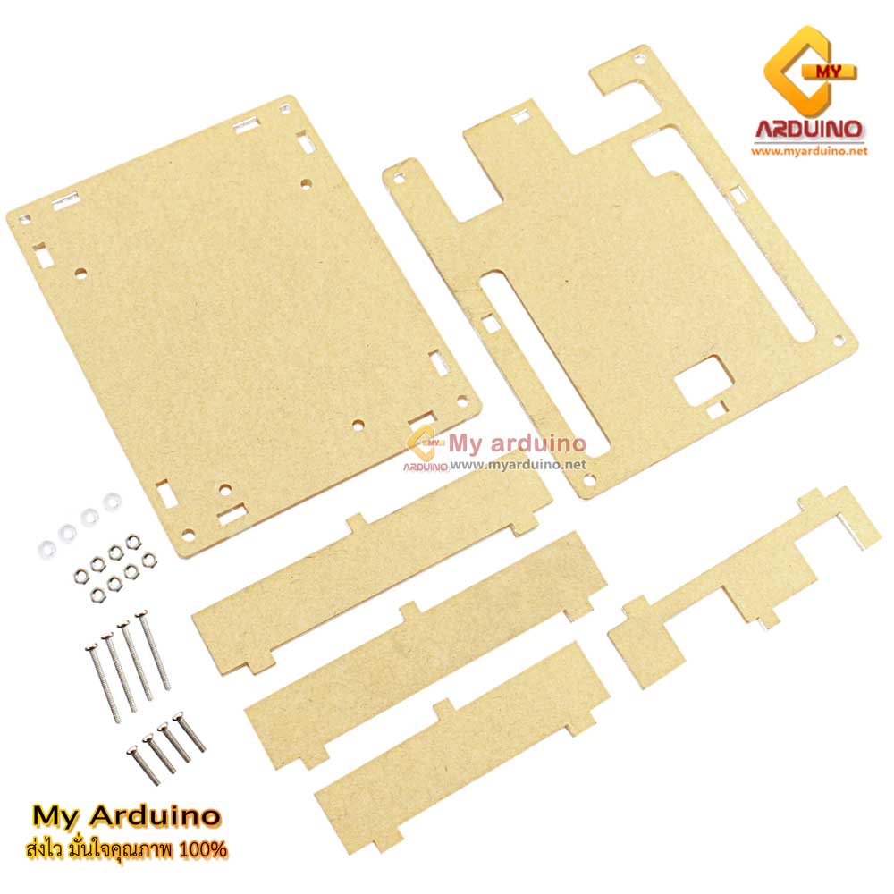 Arduino Uno R3 Acrylic Case Box กล่องอะคริลิคแบบใส สำหรับ Arduino Uno Case ขาย Arduino อุปกรณ์