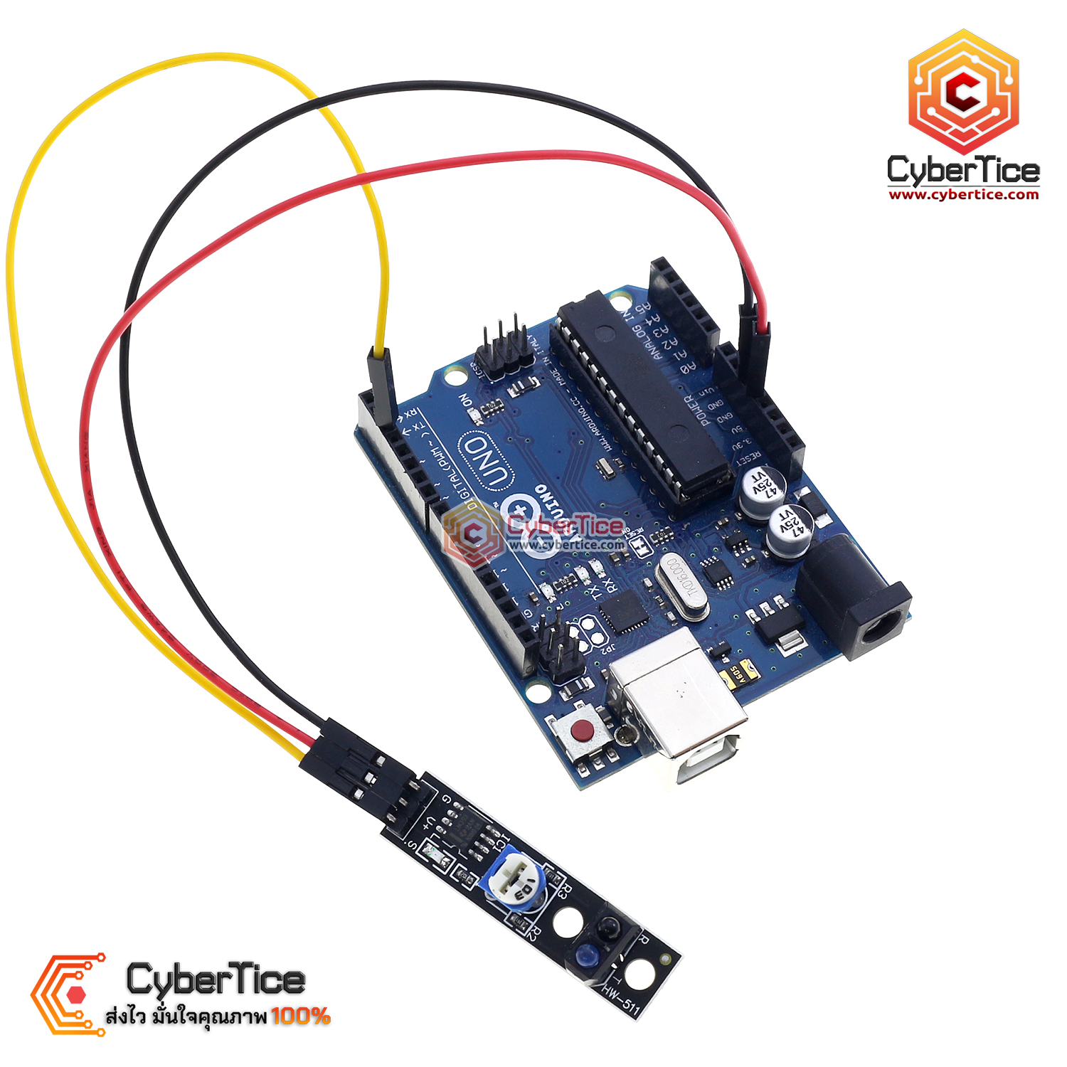 โมดูลตรวจจับเส้นขาวดำ ตรวจจับวัตถุ Infrared Line Tracking Tracker ...