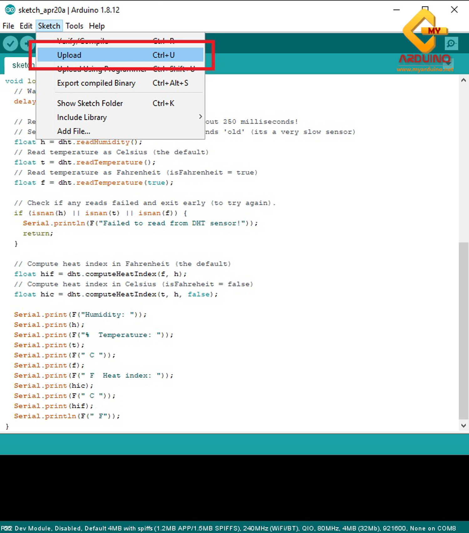 สอนใช้งาน Arduino Esp32 Module โมดูลวัดอุณหภูมิและความชื้น Dht22 ขาย Arduino อุปกรณ์ Arduino