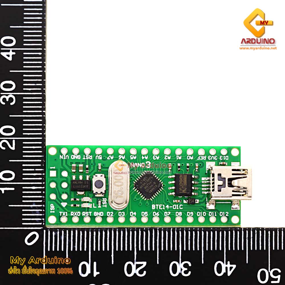 Arduino Nano V3.0 ATmega168 CH340 Mini USB - ขาย Arduino อุปกรณ์ Arduino คุณภาพดี ราคาถูก ส่งไว ...