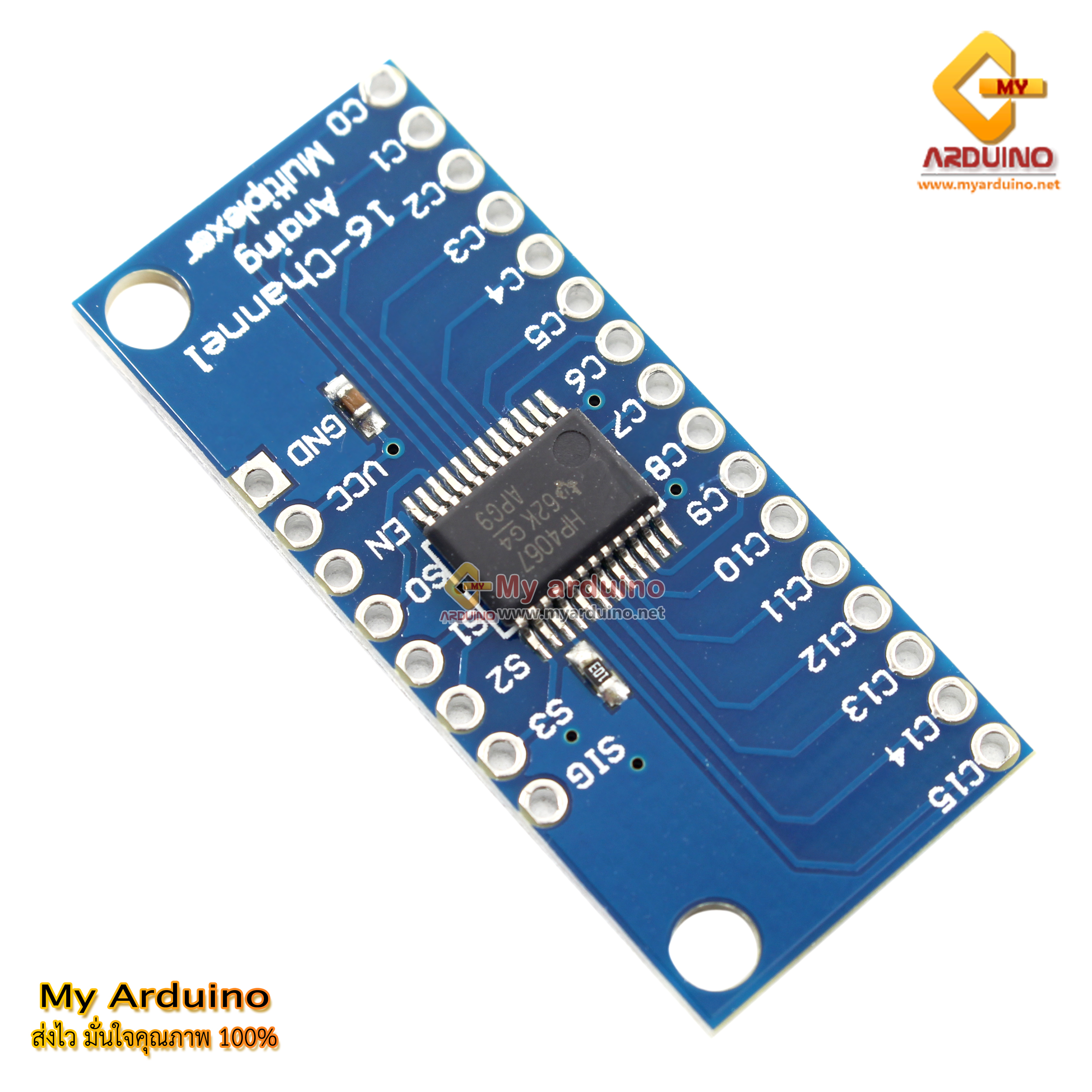 16-Channel Analog/Digital MUX Breakout - CD74HC4067 - ขาย Arduino ...