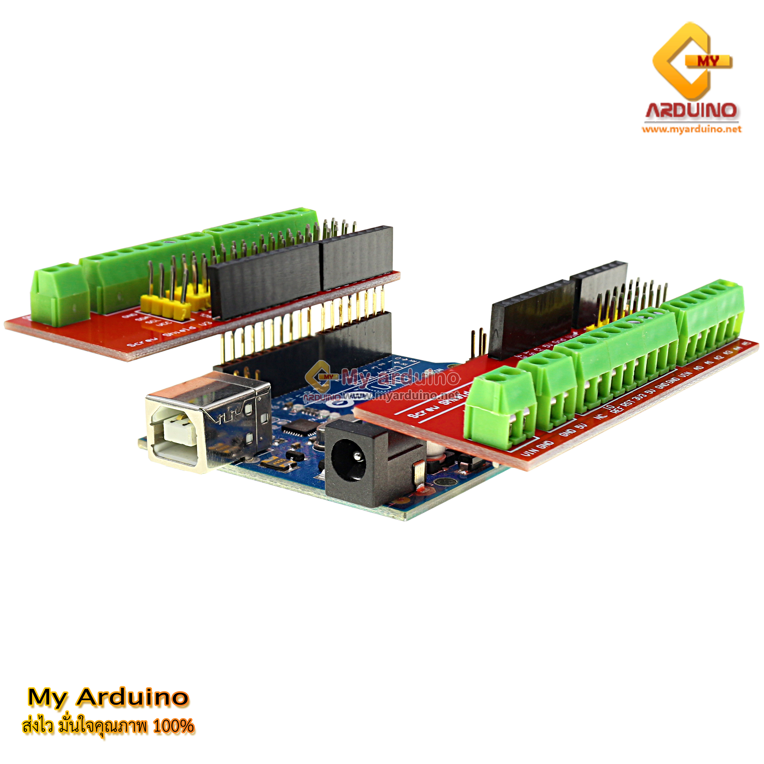 Arduino Screw Shield V1 expansion board is compatible with UNO R3 - ขาย Arduino อุปกรณ์ Arduino ...