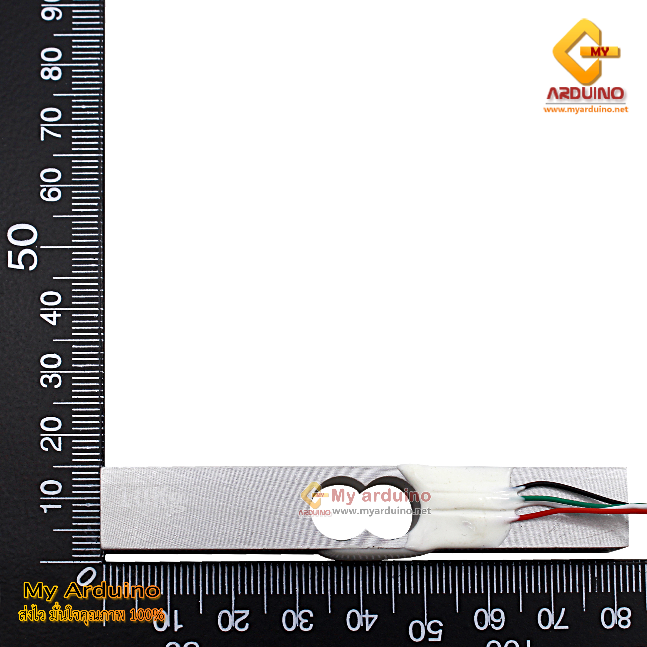 Load Cell Weight Sensor โหลดเซลล์ 10 Kg เซนเซอร์วัดน้ำหนัก Load Cell วัดได้สูงสุด 10kg ขาย