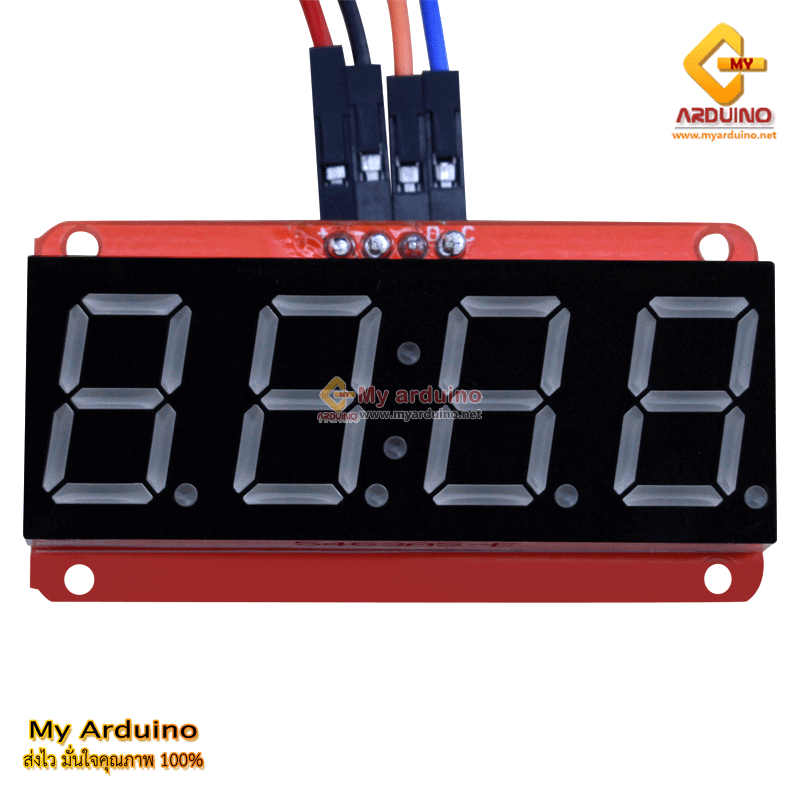สอนใช้งาน Arduino จอ LED แสดงตัวเลข HT16K33 4 Bit Segment - ขาย Arduino อุปกรณ์ Arduino คุณภาพดี ...