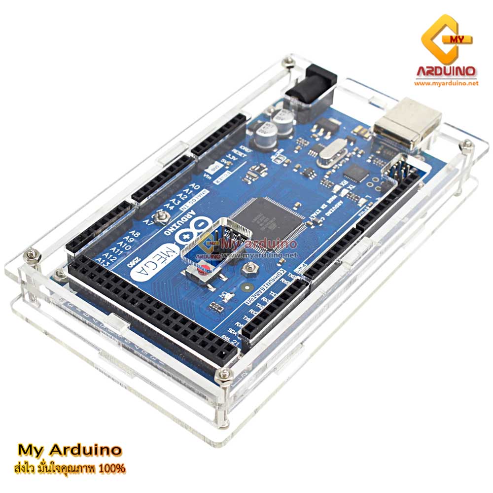 Arduino MEGA 2560 R3 Case V1 กล่องอะคริลิคแบบใส สำหรับ Arduino mega - ขาย Arduino อุปกรณ์ ...