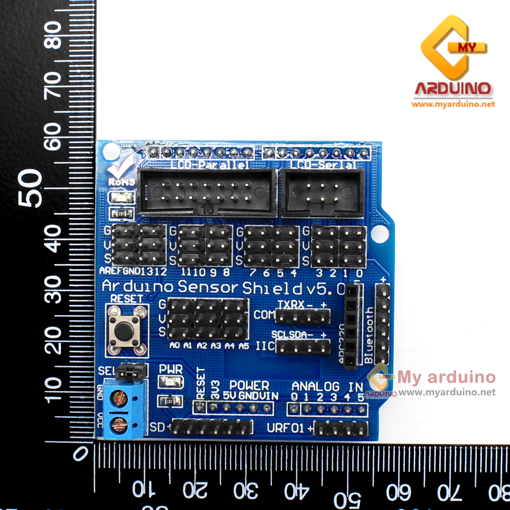 Arduino Sensor Shield V50 ขาย Arduino อุปกรณ์ Arduino คุณภาพดี ราคาถูก ส่งไว ส่งฟรี
