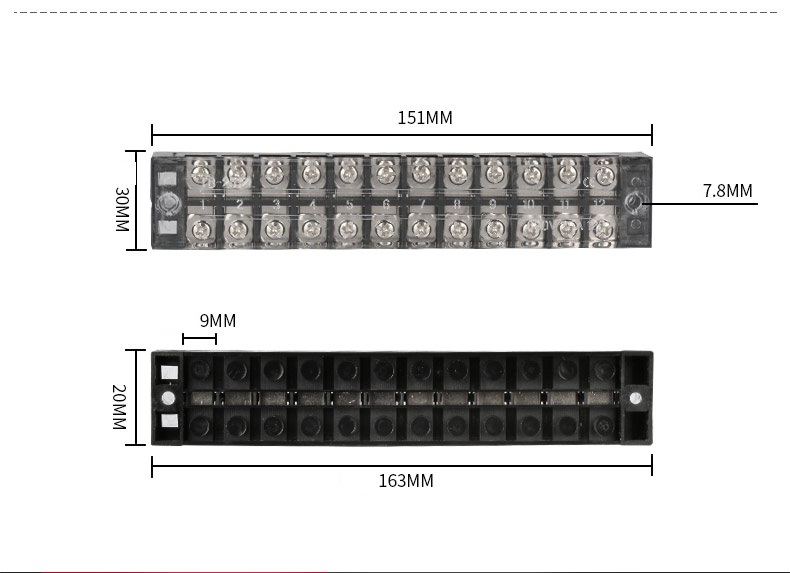 ขั้วต่อTerminals block TB2512 12ช่อง 600v 25a - ขาย Arduino อุปกรณ์ Arduino คุณภาพดี ราคาถูก ส่ง ...