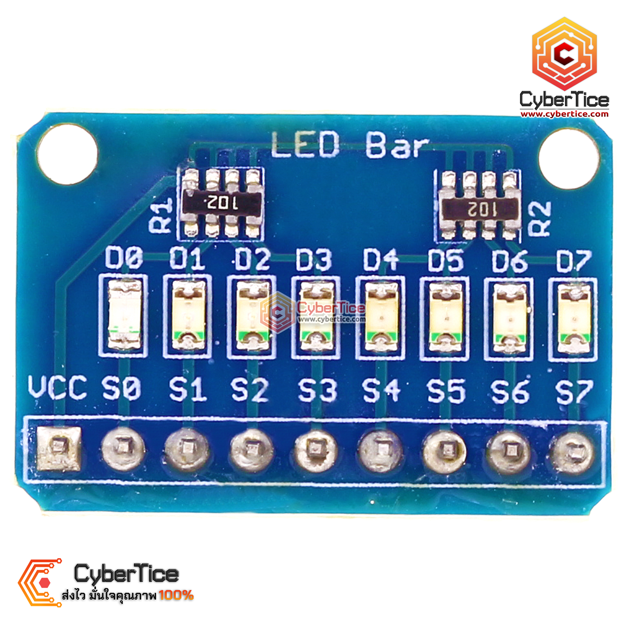 8 LED 8 Bar Marquee LED Display Module 4 สี - ขาย Arduino อุปกรณ์ ...