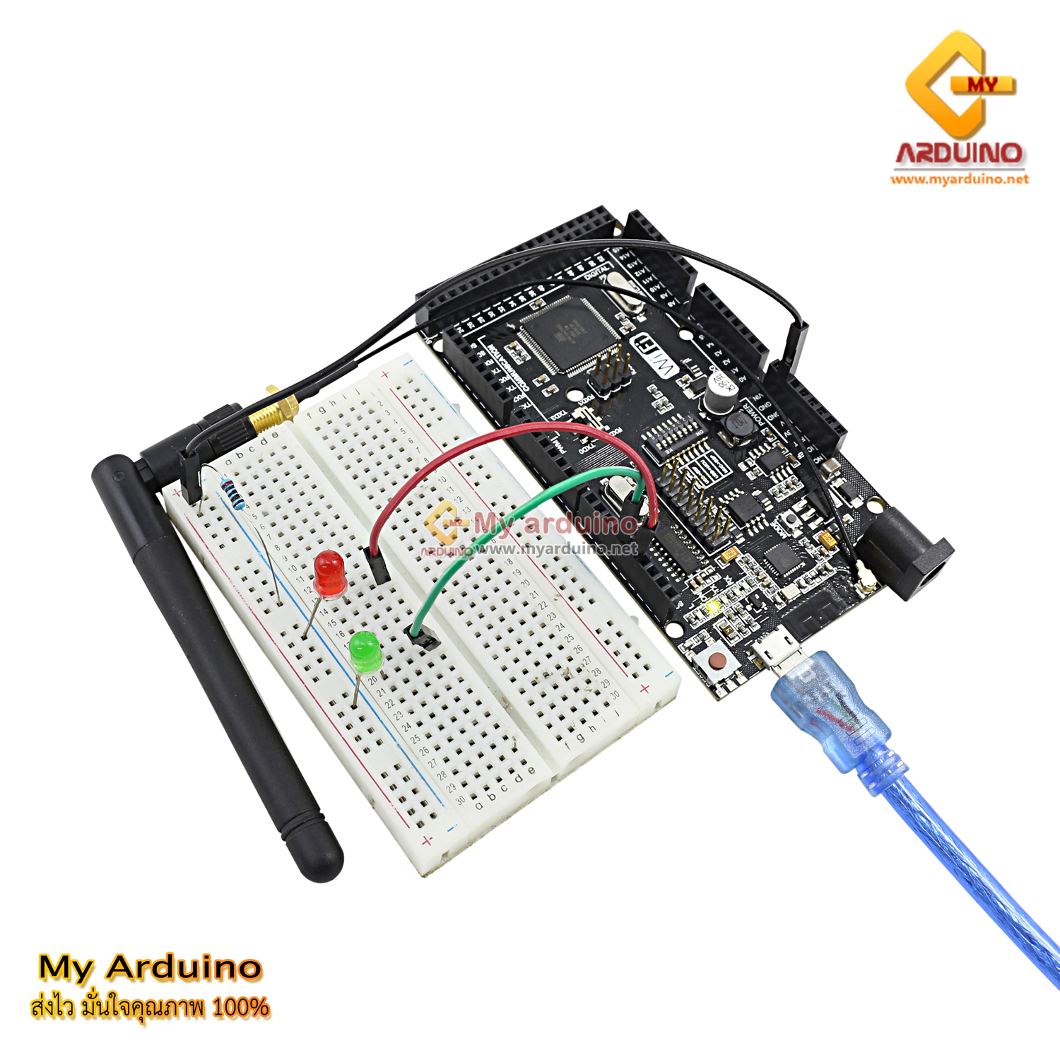 สอนใช้งาน Arduino Mega 2560 +WiFi R3 ATmega2560+ESP8266 Web Server Wifi - ขาย Arduino อุปกรณ์ ...