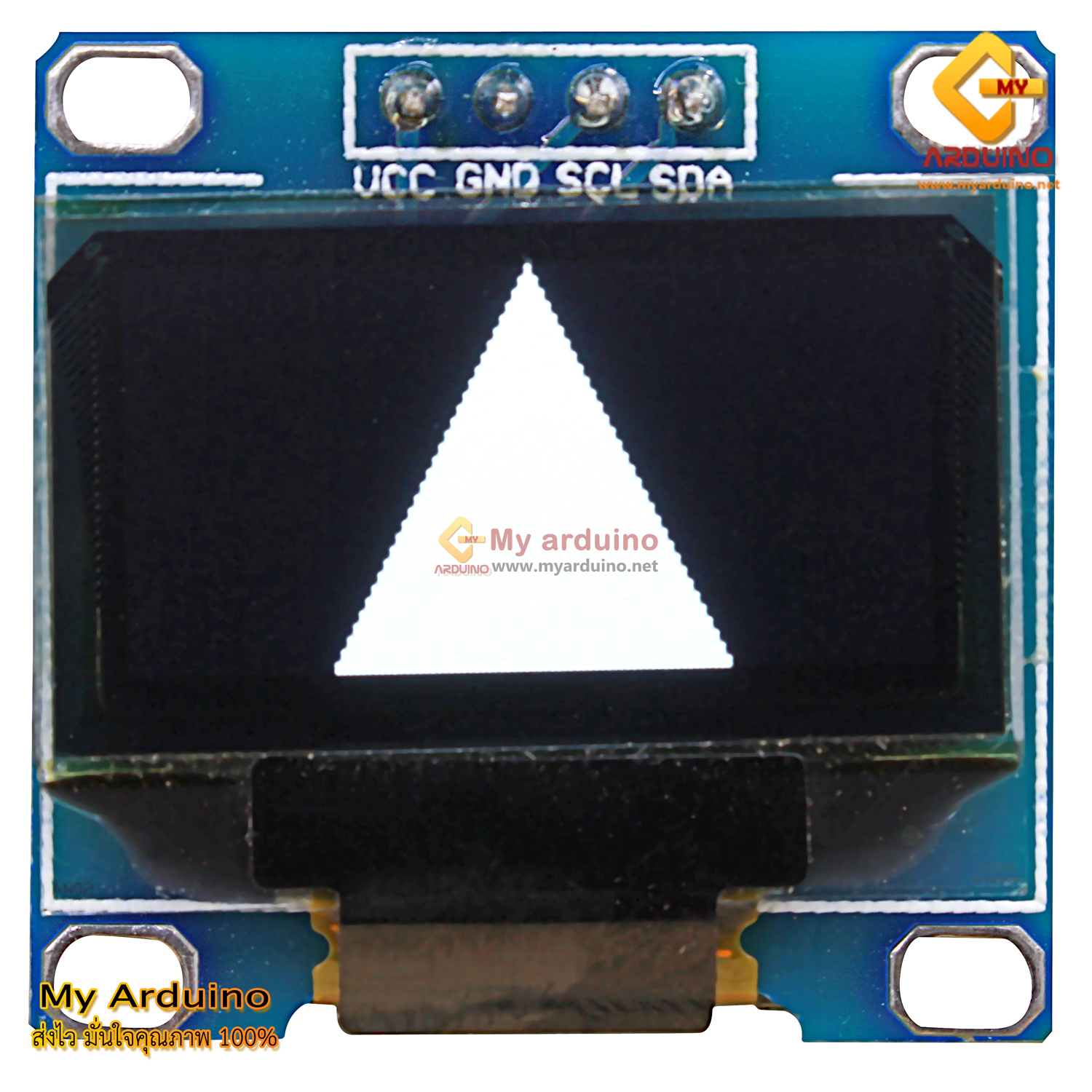 สอนใช้งาน Arduino จอแสดงผล Oled 128x64 แบบ I2c สีขาว ขาย Arduino อุปกรณ์ Arduino คุณภาพดี ราคา
