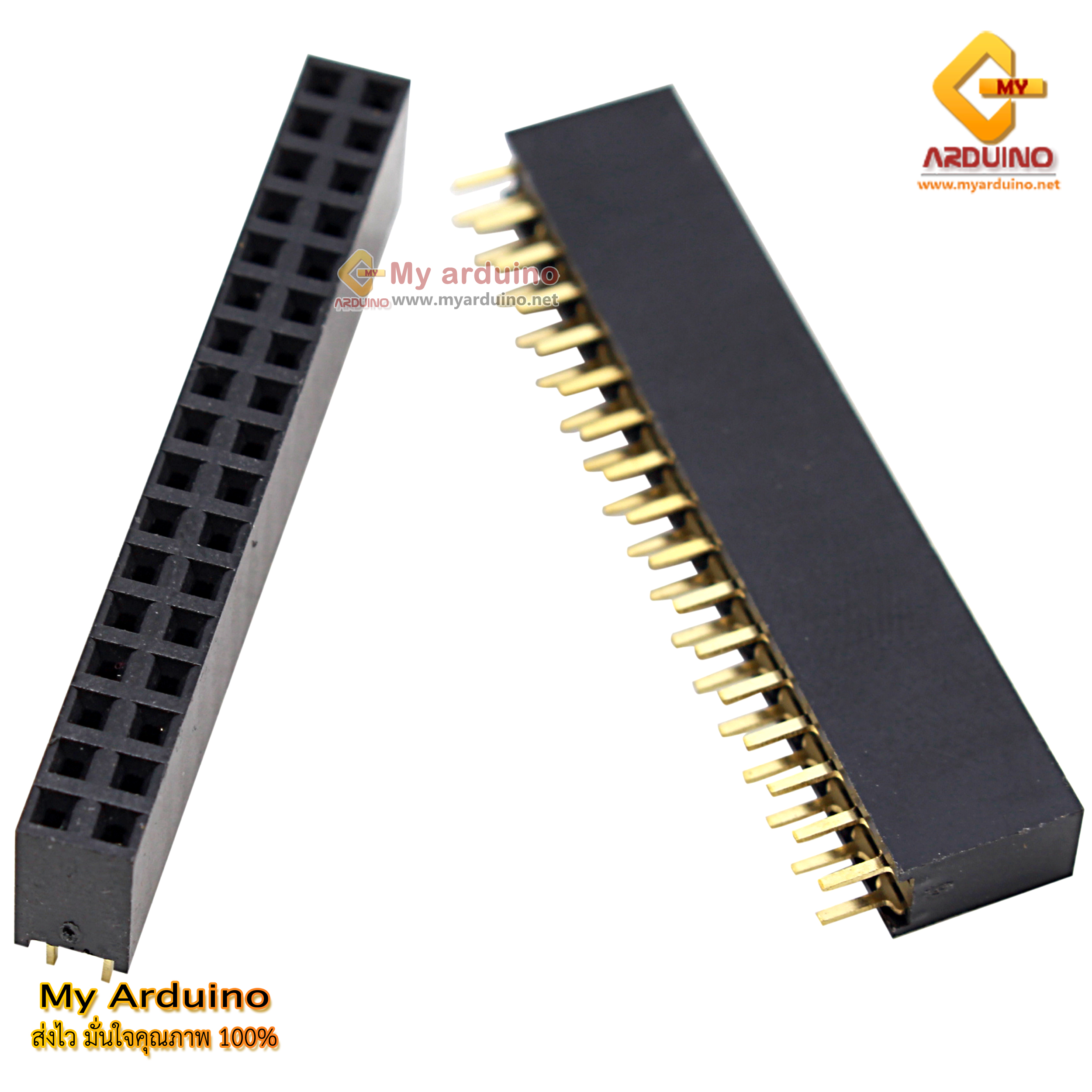 Female Pin header 2แถว 2.54MM 2x17Pin - ขาย Arduino อุปกรณ์ Arduino ...