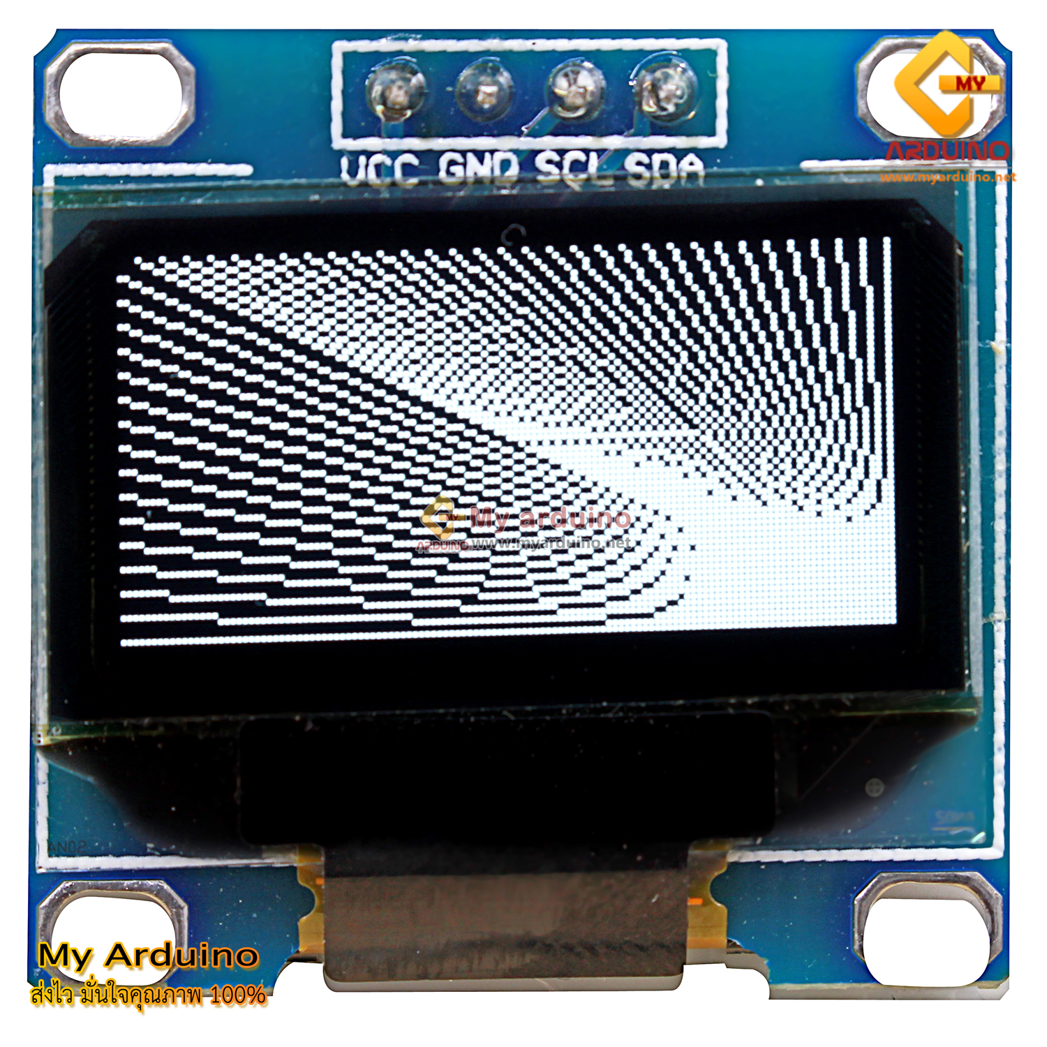 สอนใช้งาน Arduino จอแสดงผล Oled 128x64 แบบ I2c สีขาว ขาย Arduino อุปกรณ์ Arduino คุณภาพดี ราคา