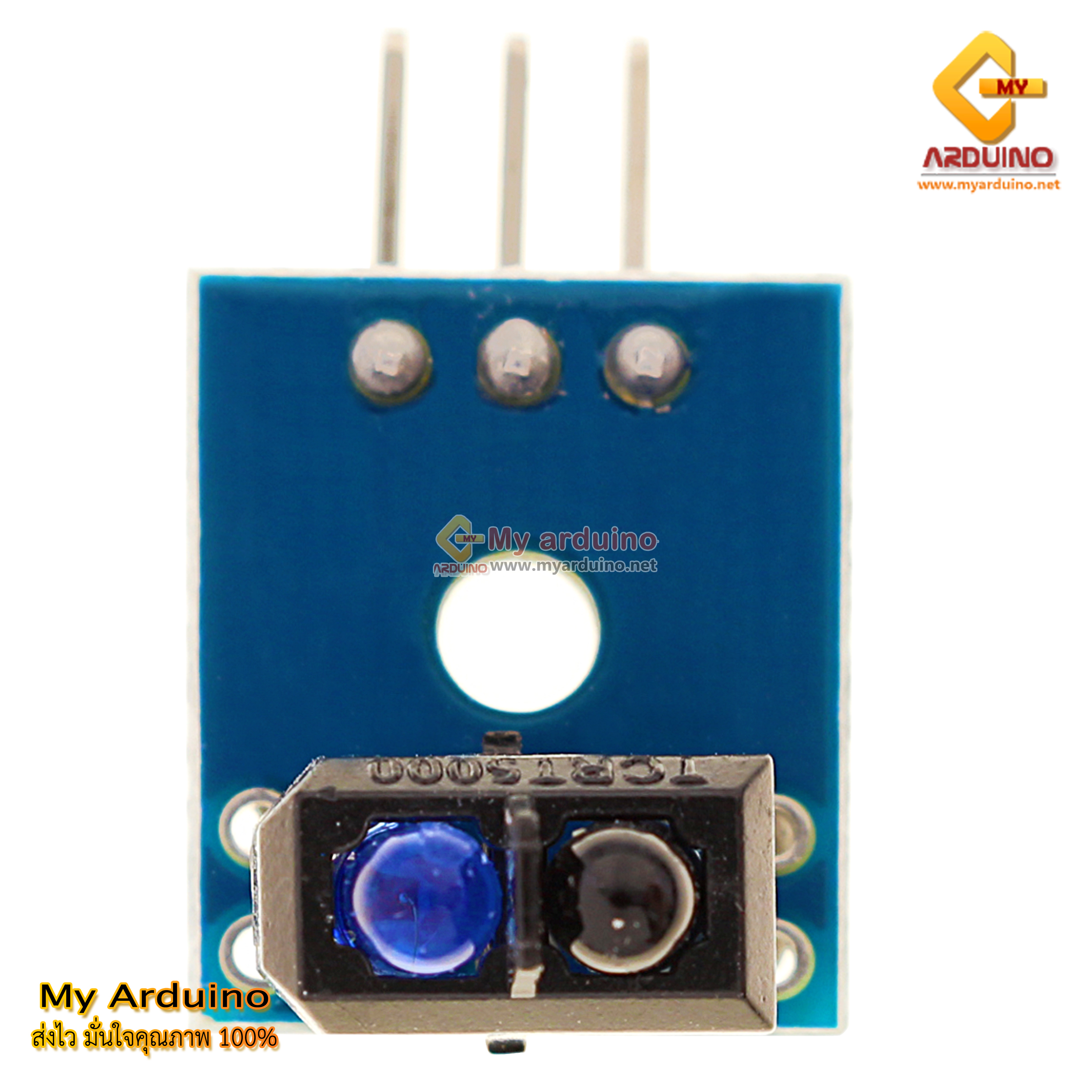 เซ็นเซอร์ ตรวจจับเส้นขาวดำ 2 จุด infrared reflectance sensor Obstacle ...