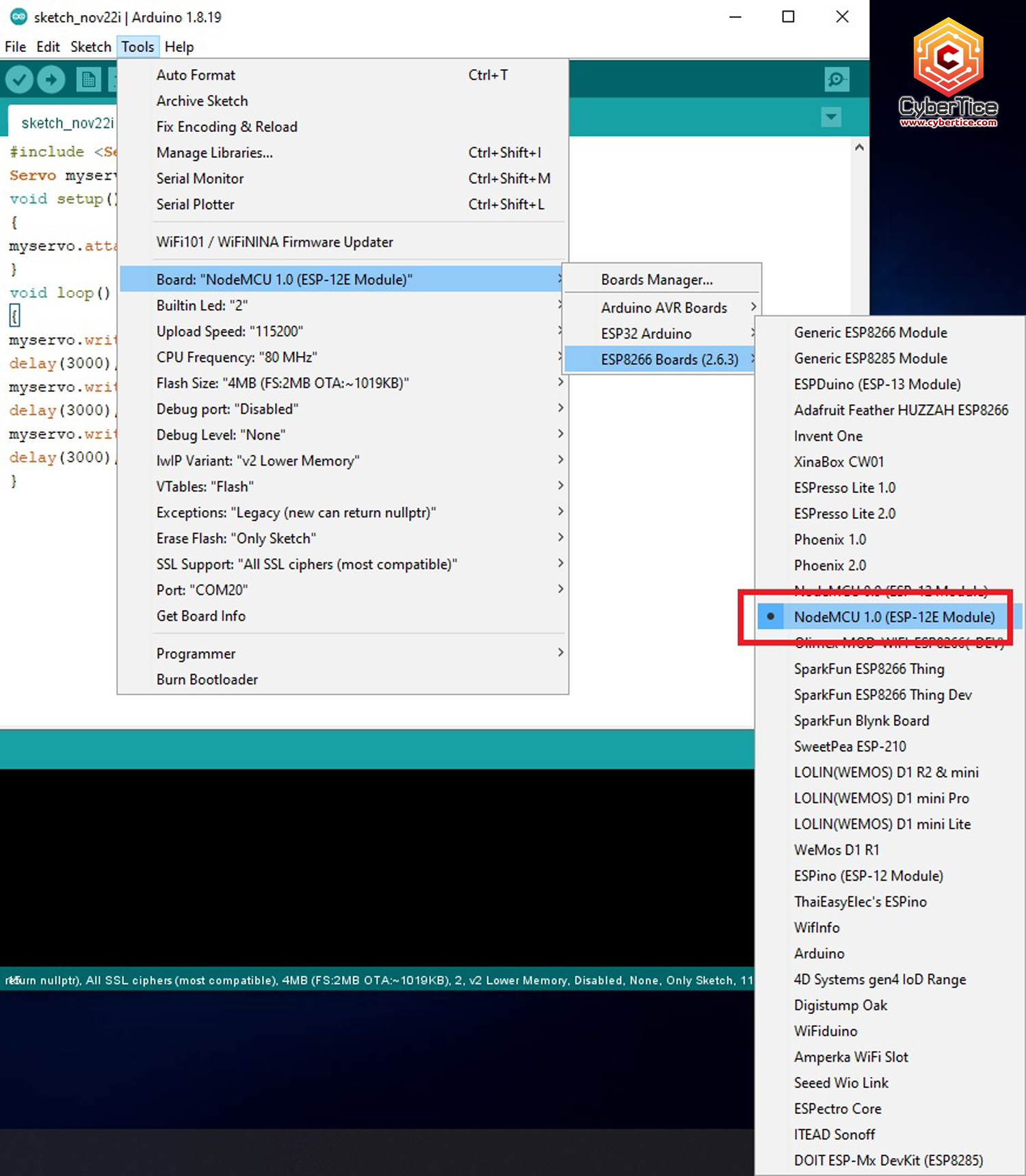 สอนใช้งาน ESP8266 ES08MA Servo Motor 0-180องศา (2023) - ขาย Arduino อุปกรณ์ Arduino คุณภาพดี ...