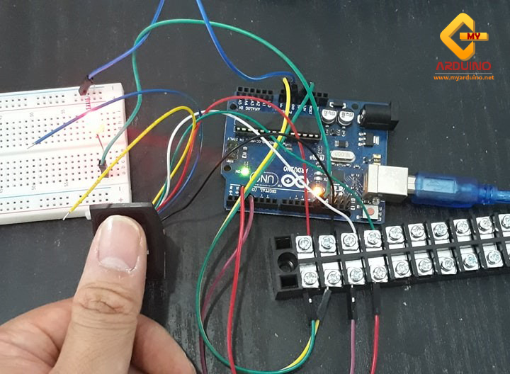 สอนใช้งาน Arduino สแกนลายนิ้วมือ ควบคุมเปิดปิดไฟ Led ขาย Arduino อุปกรณ์ Arduino คุณภาพดี ราคา