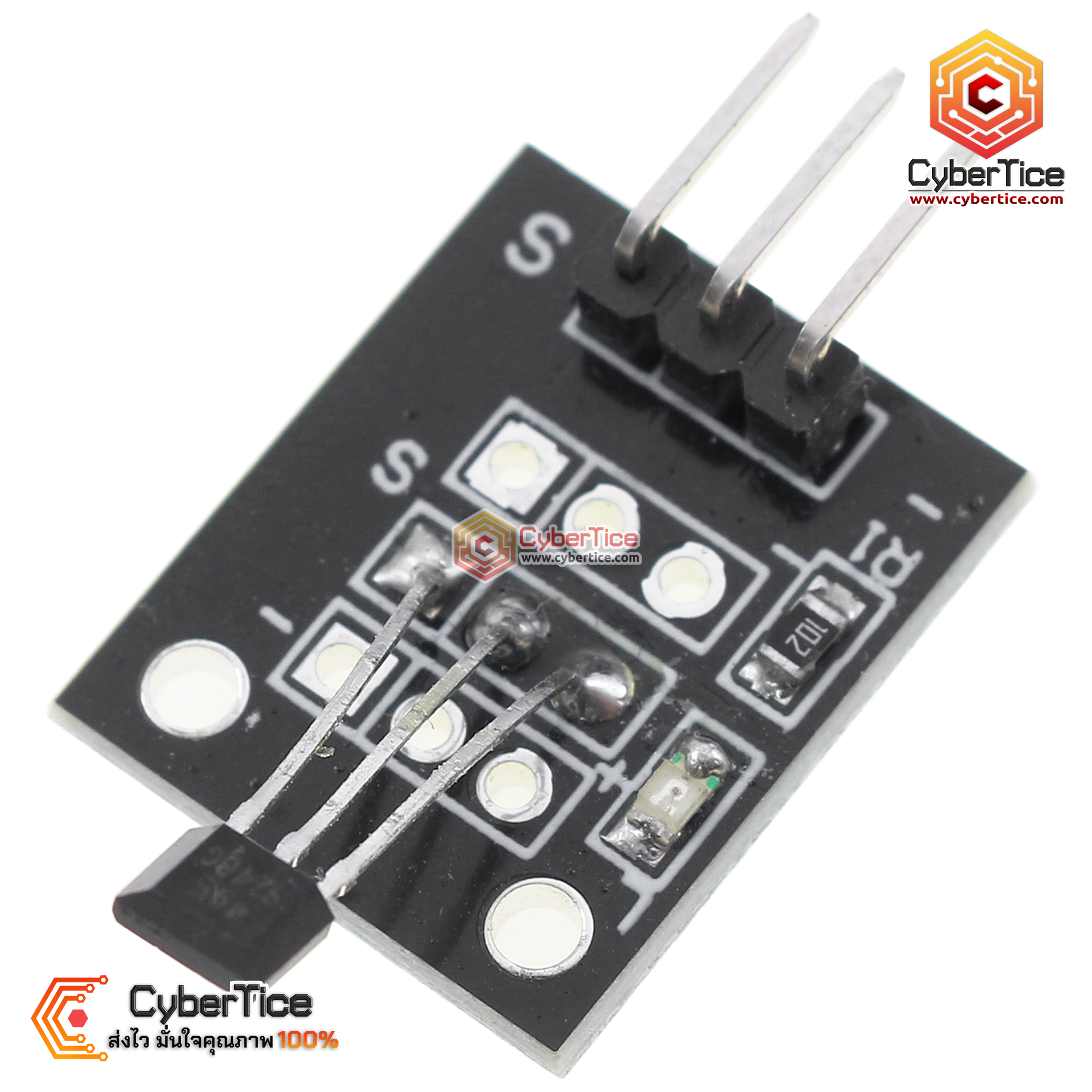 Hall effect magnetic sensor module 49E KY-035 - ขาย Arduino อุปกรณ์ ...