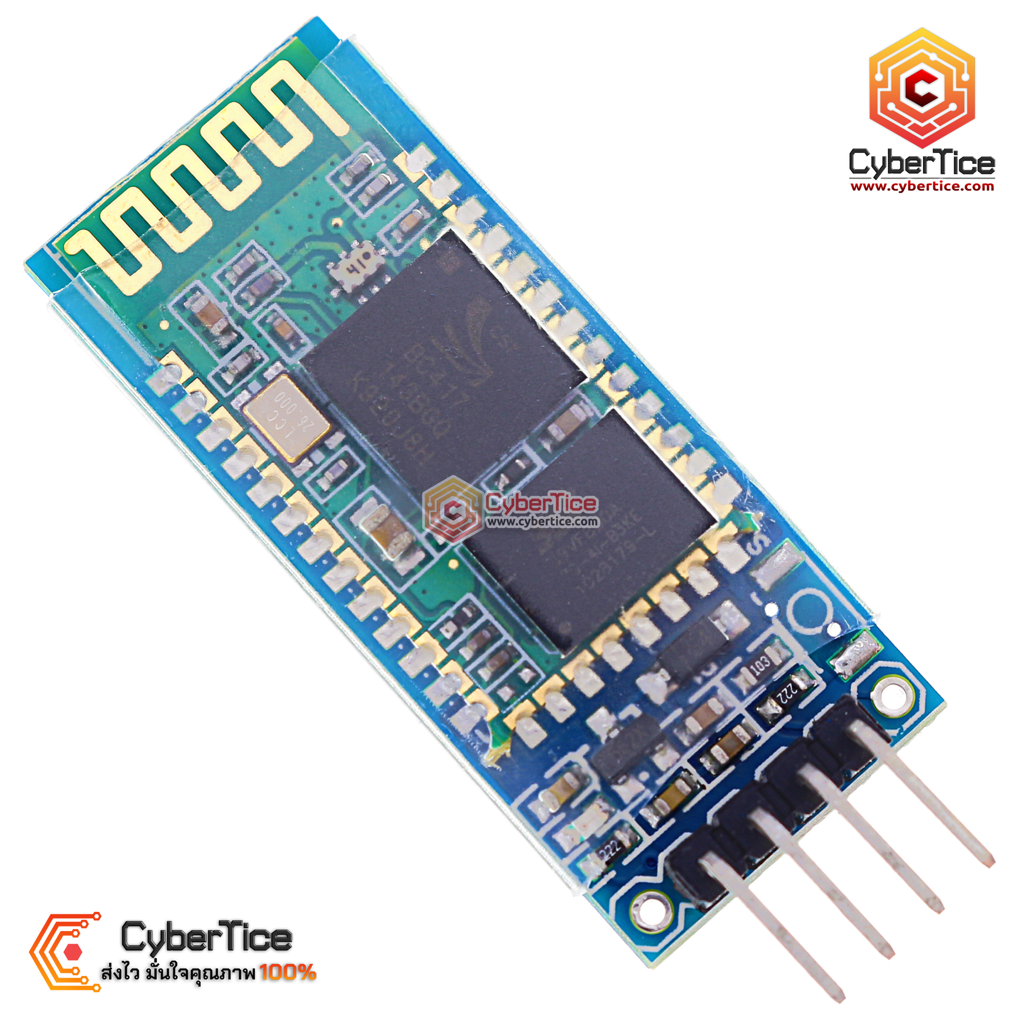 Bluetooth Module HC06 โมดูลบลูทูธ รุ่นมาตรฐาน HC-06 - ขาย Arduino อุปกรณ์ Arduino คุณภาพดี ราคา ...