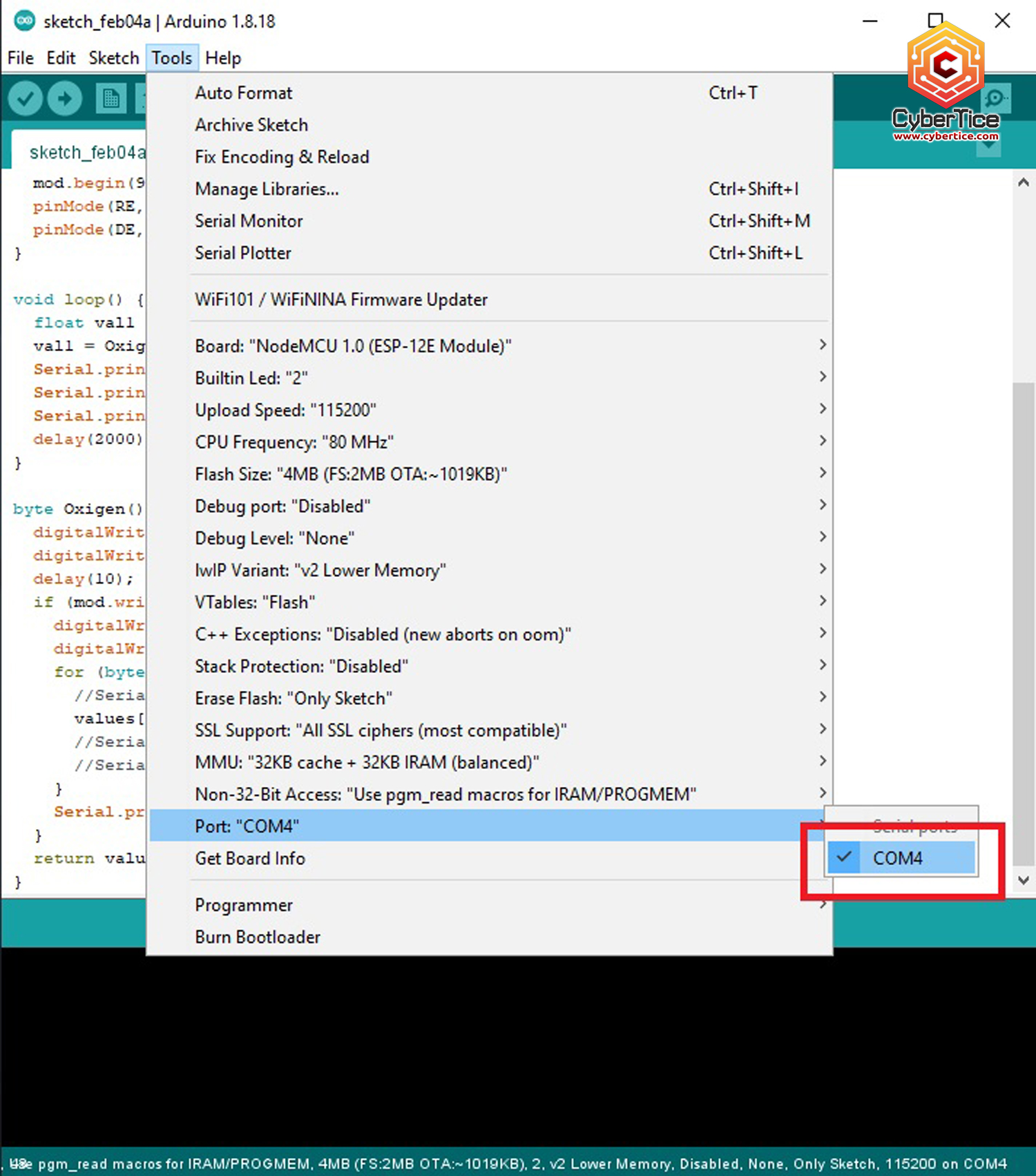 สอนใช้งาน ESP8266 เซ็นเซอร์วัดค่าออกซิเจน Oxygen Gas Module Sensor JXM-O2 0-30% เชื่อมต่อแบบ ...
