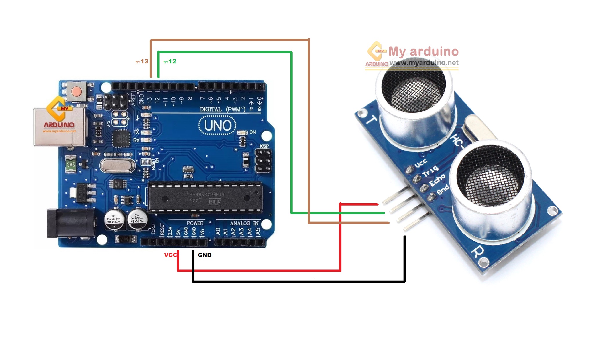 เซ็นเซอร์วัดระยะทาง Ultrasonic Module Hc Sr04 33v 5v V2 ขาย Arduino อุปกรณ์ Arduino คุณภาพดี