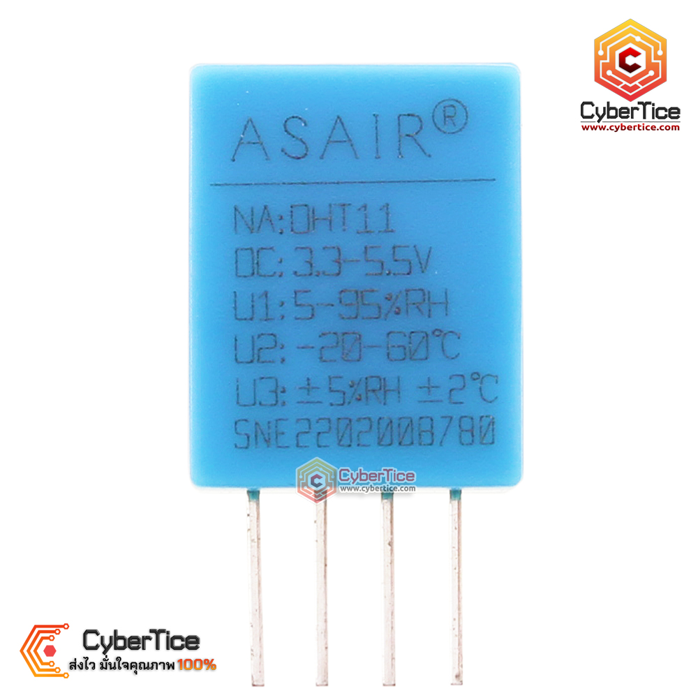 DHT11 ASAIR Digital Temperature and Humidity Sensor DHT11 เซ็นเซอร์วัด ...