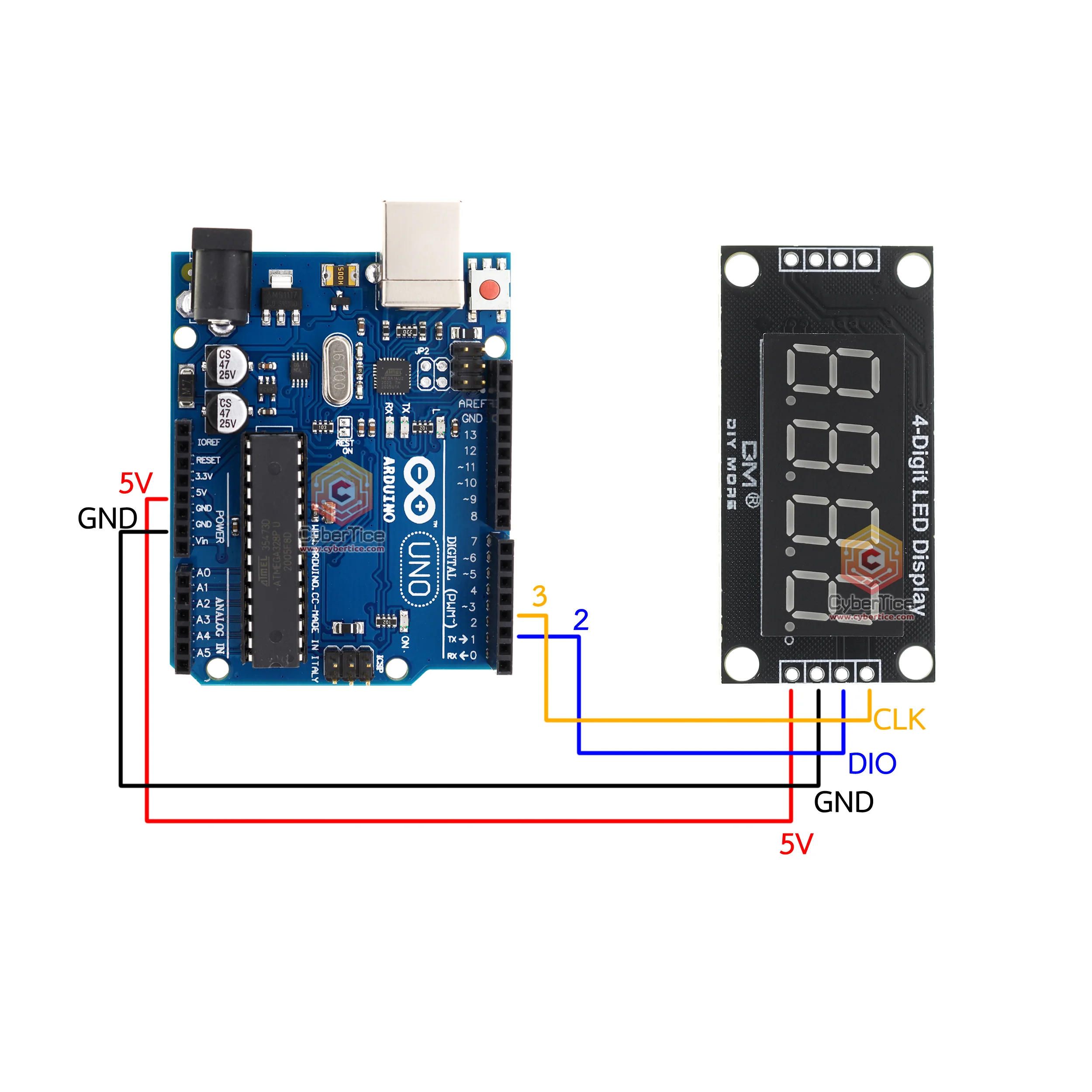 สอนใช้งาน Arduino โมดูลแสดงค่าตัวเลข 4 หลัก 0.36" TM1637 Driver - ขาย Arduino อุปกรณ์ Arduino ...