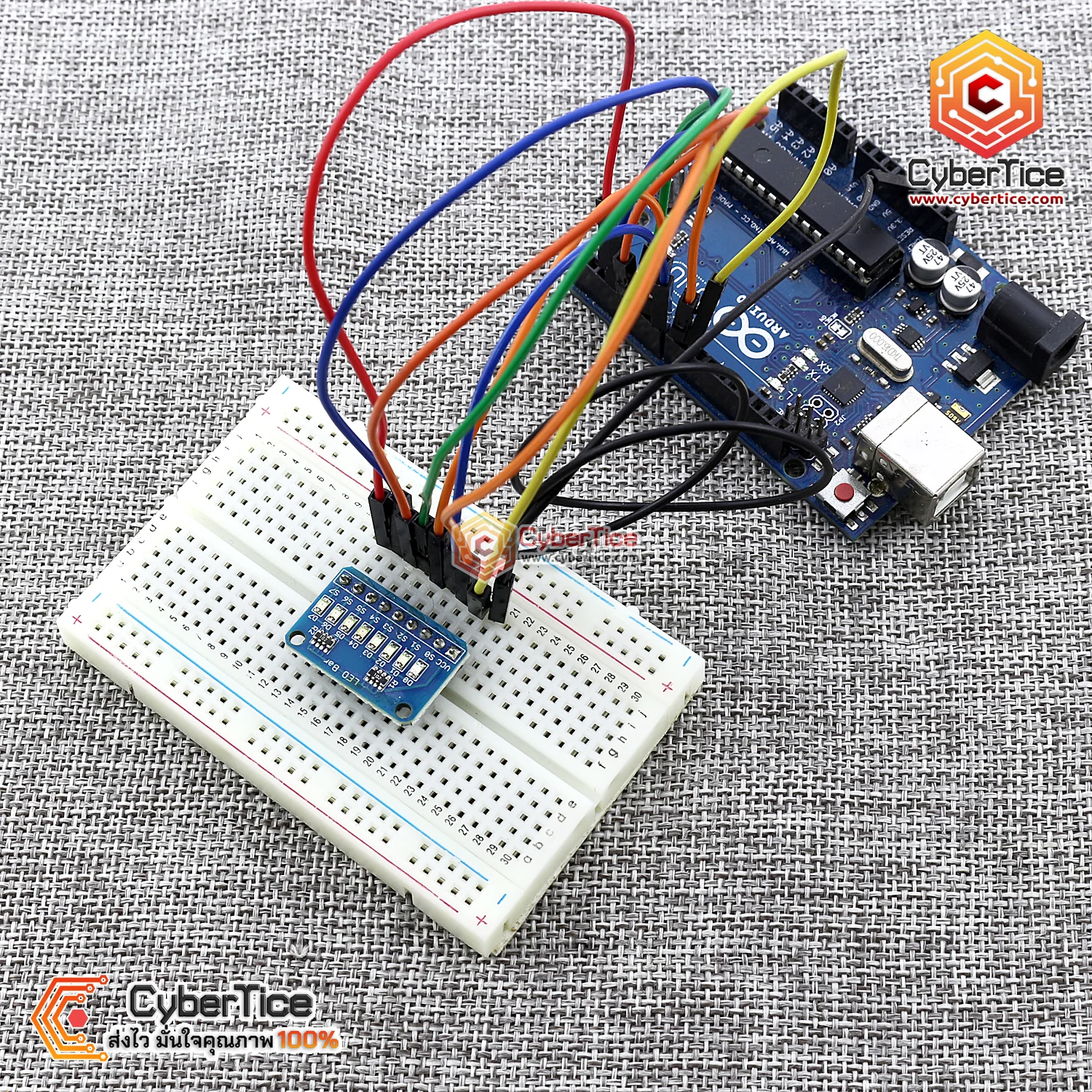 สอนใช้งาน Arduino 8 LED 8 Bar Marquee LED Display Module 4 สี - ขาย Arduino อุปกรณ์ Arduino ...