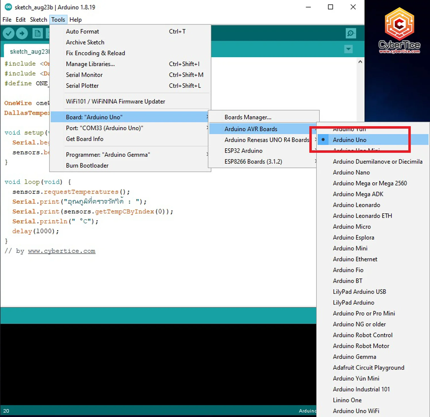 สอนใช้งาน Arduino Ds18b20 เซ็นเซอร์วัดอุณหภูมิ Temperature Sensor Module Ky 001 ขาย Arduino