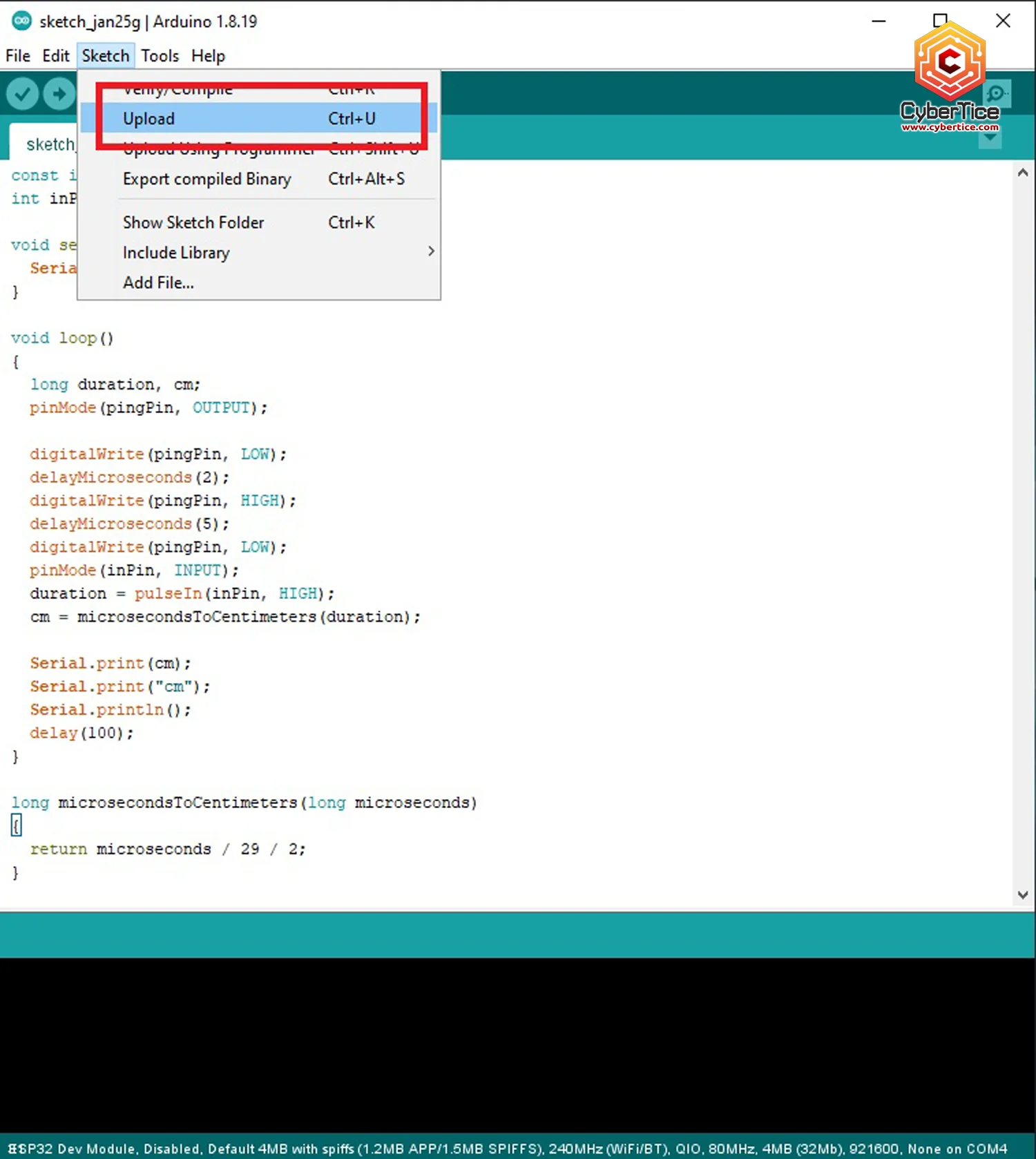 สอนใช้งาน Esp32 เซ็นเซอร์วัดระยะทาง Ultrasonic Module Rcwl 1005 ระยะตรวจจับ 450cm ขาย Arduino