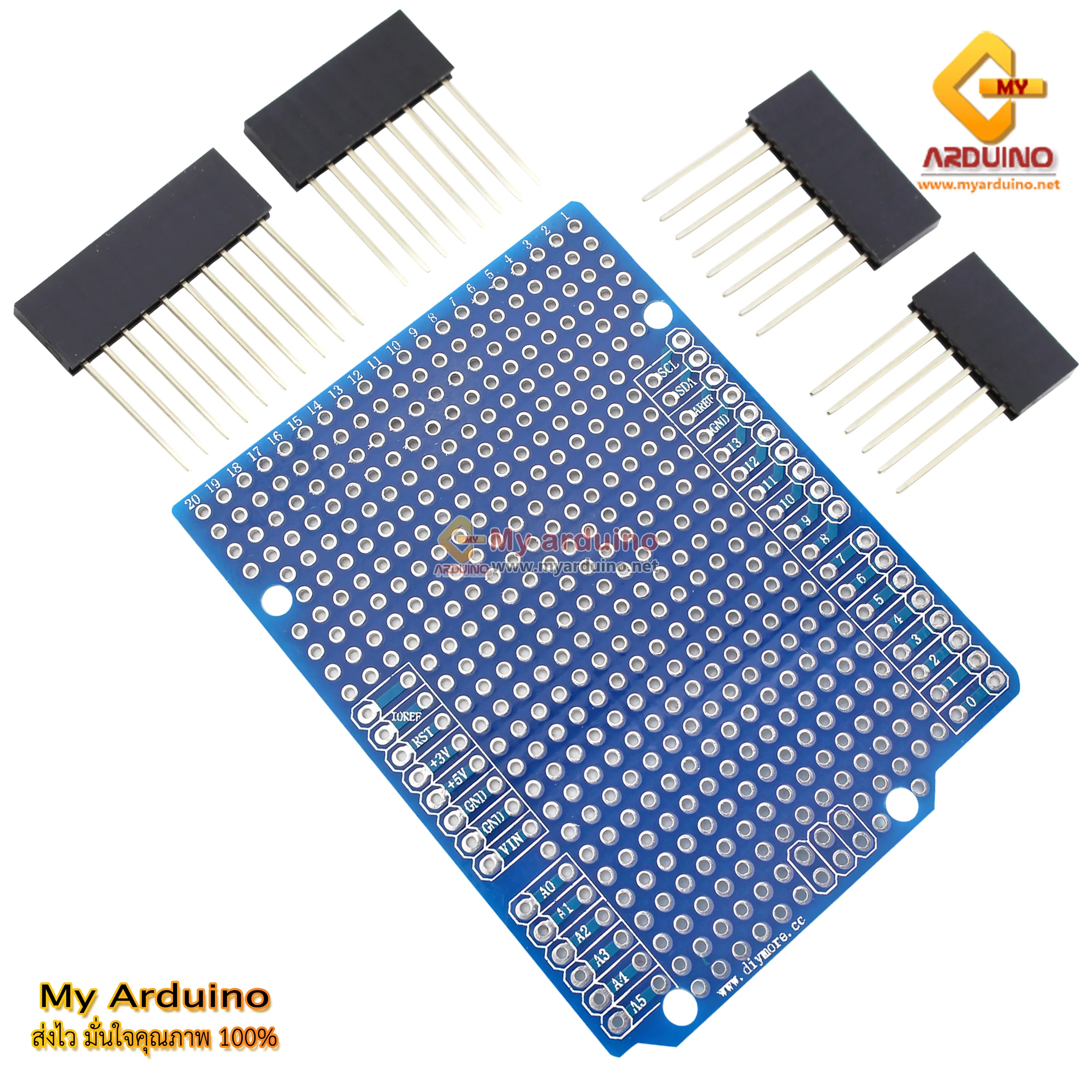 PCB Phototype Arduino UNO R3 Shield - ขาย Arduino อุปกรณ์ Arduino ...